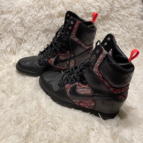 Nike | Shoes | Nike X Liberty Sky Hi Dunks Sneaker Boot | Poshmark